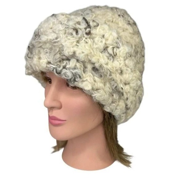 Accessories | Vintage Italian Wool Knit Hat Neutral Colors Made In ...